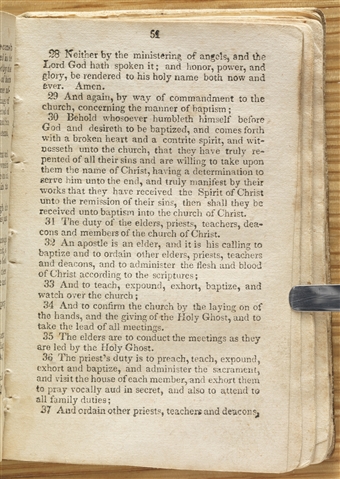 Book of Commandments, 1833, Page 51