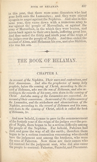 Book of Mormon, 1841, Page 437