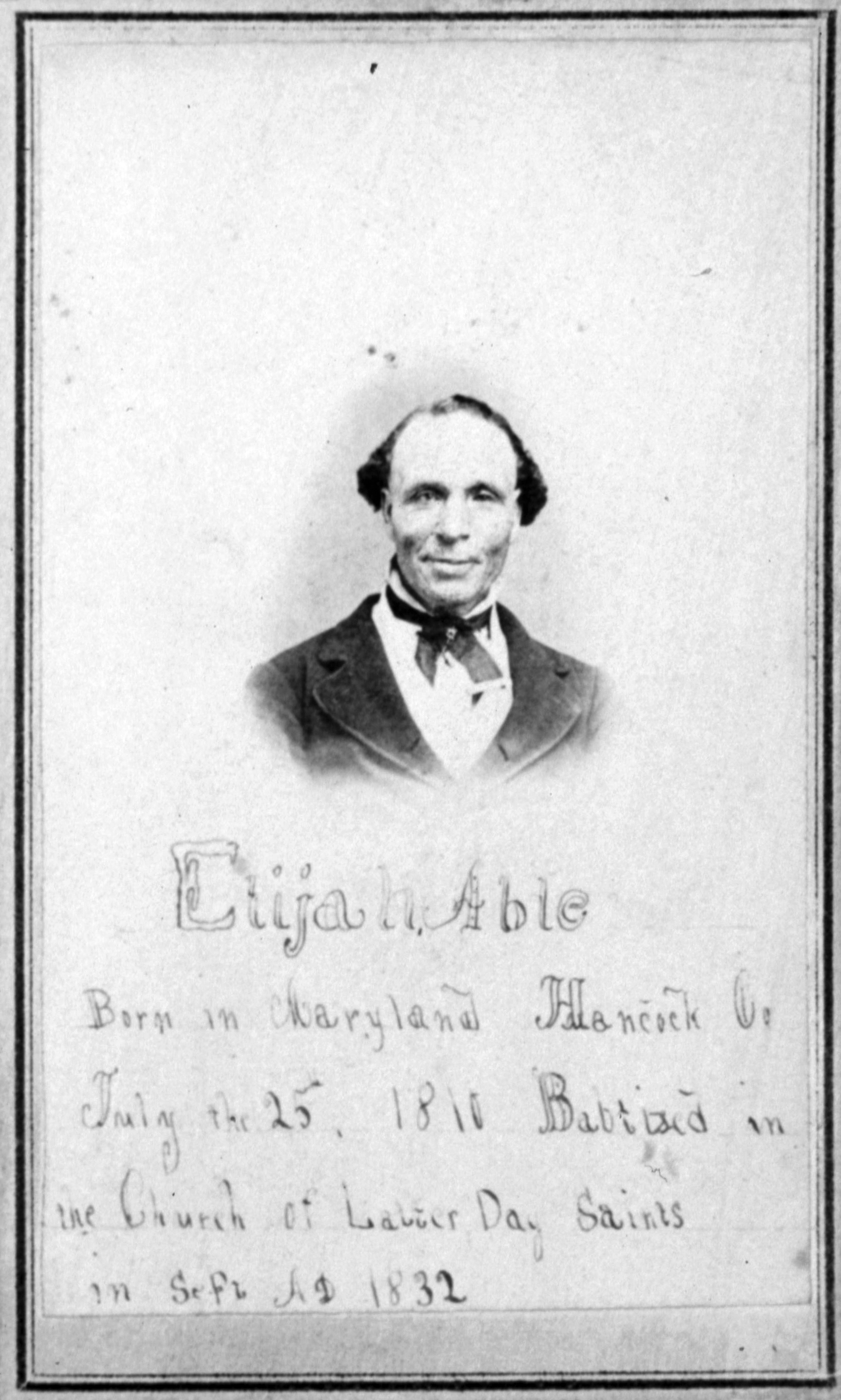 Elijah Able – Biography